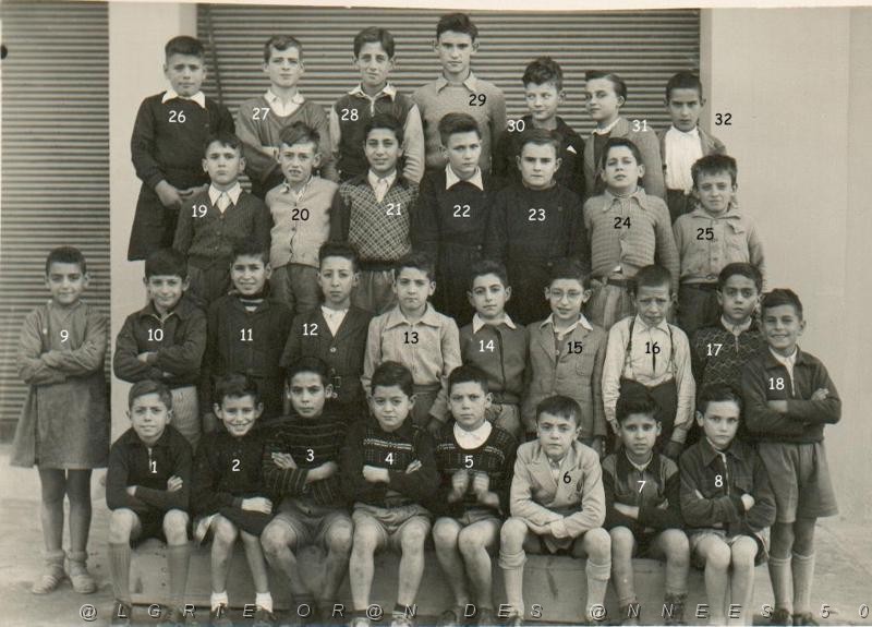 ORAN DES ANNEES 50 - /ECOLE BASTRANA/ECOLE BASTRANA GARCONS 1950 XXX ORAN DES ANNEES 50 - /ECOLE BASTRANA/ECOLE BASTRANA GARCONS 1950 XXX
